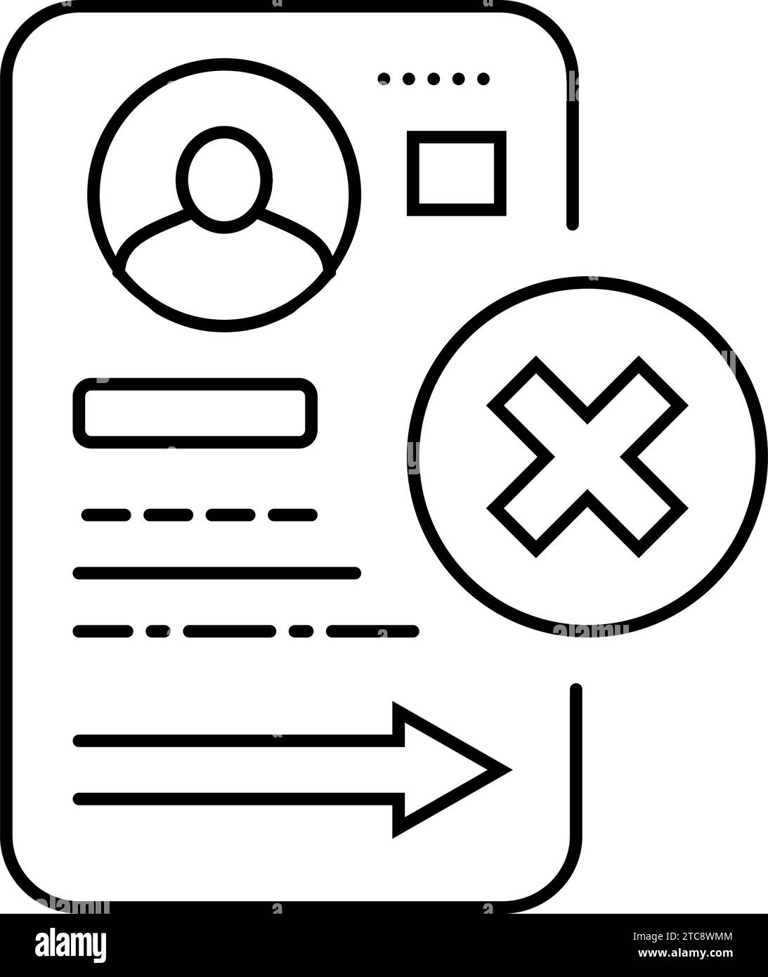 Request stop sign Stock Vector Images - Alamy