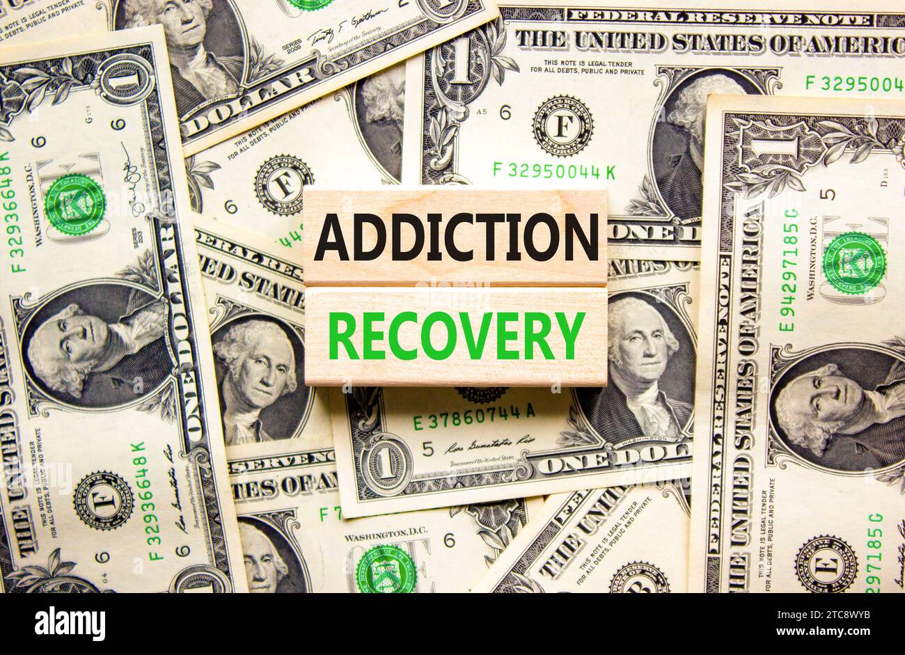 Addiction recovery symbol. Concept words Addiction recovery on ...