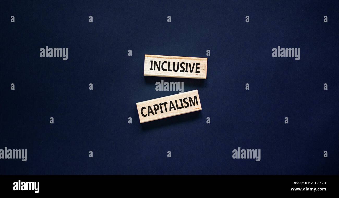 Inclusive capitalism symbol. Concept words Inclusive capitalism on ...