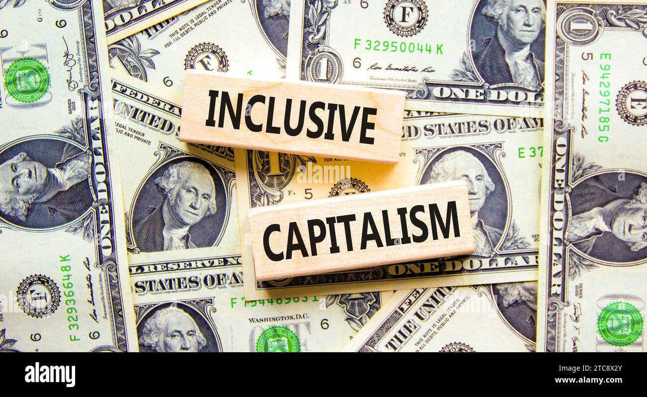 Inclusive capitalism symbol. Concept words Inclusive capitalism on ...