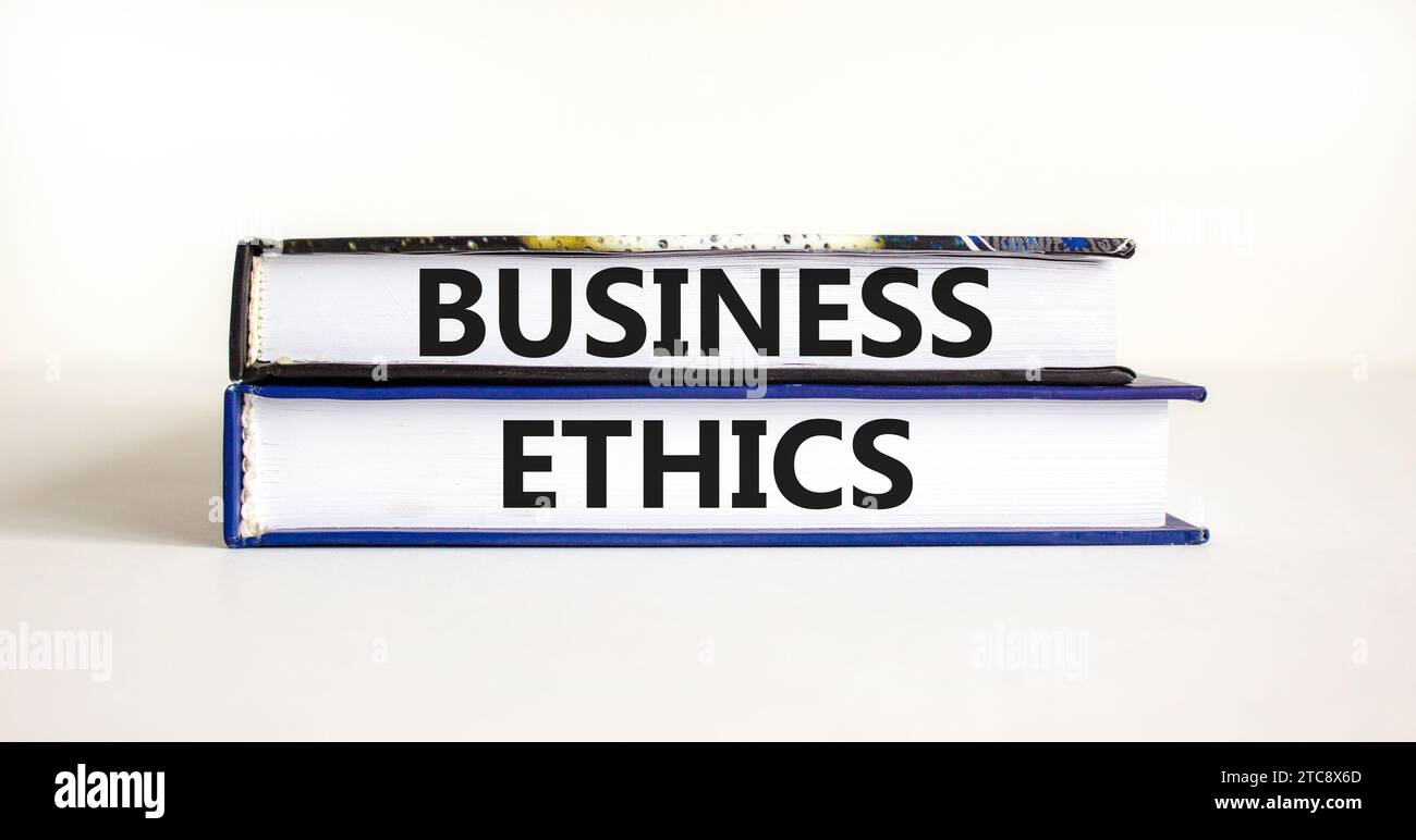 Business ethics symbol. Concept words Business ethics on beautiful ...