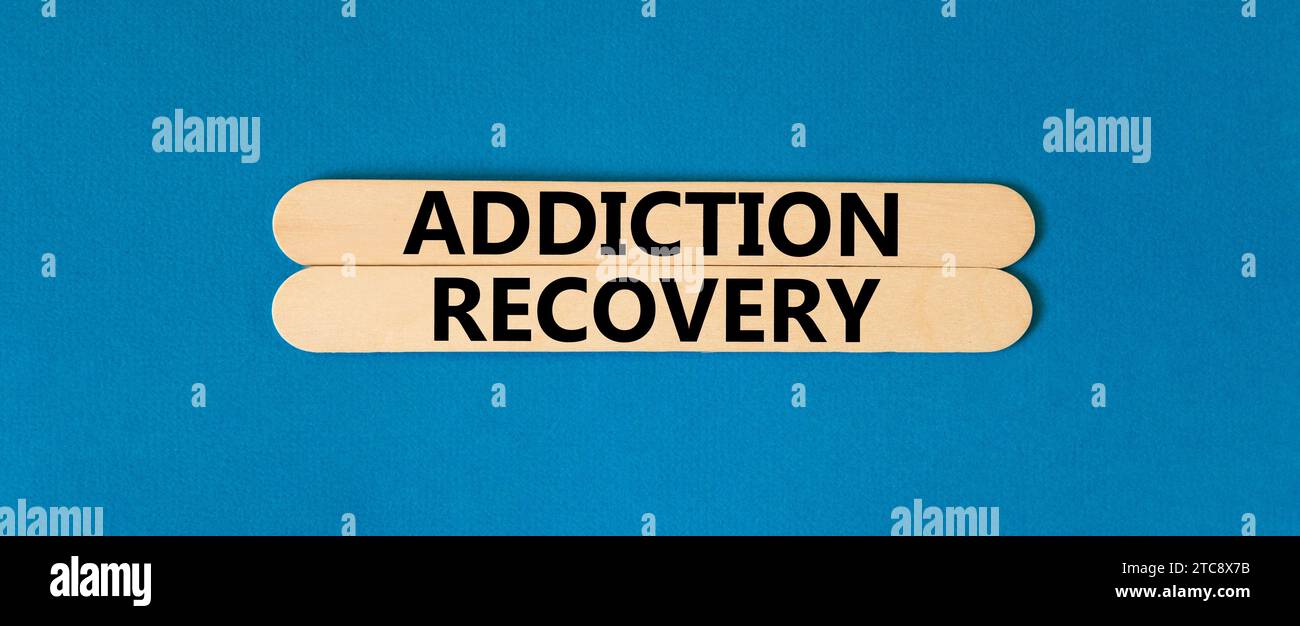 Addiction recovery symbol. Concept words Addiction recovery on ...