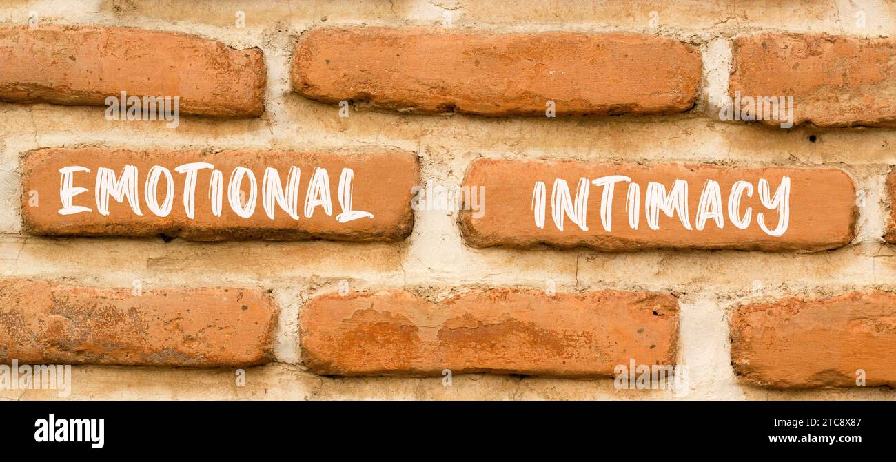 Emotional intimacy symbol. Concept words Emotional intimacy on ...