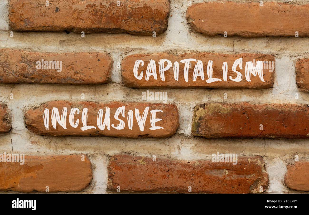 Inclusive capitalism symbol. Concept words Inclusive capitalism on ...