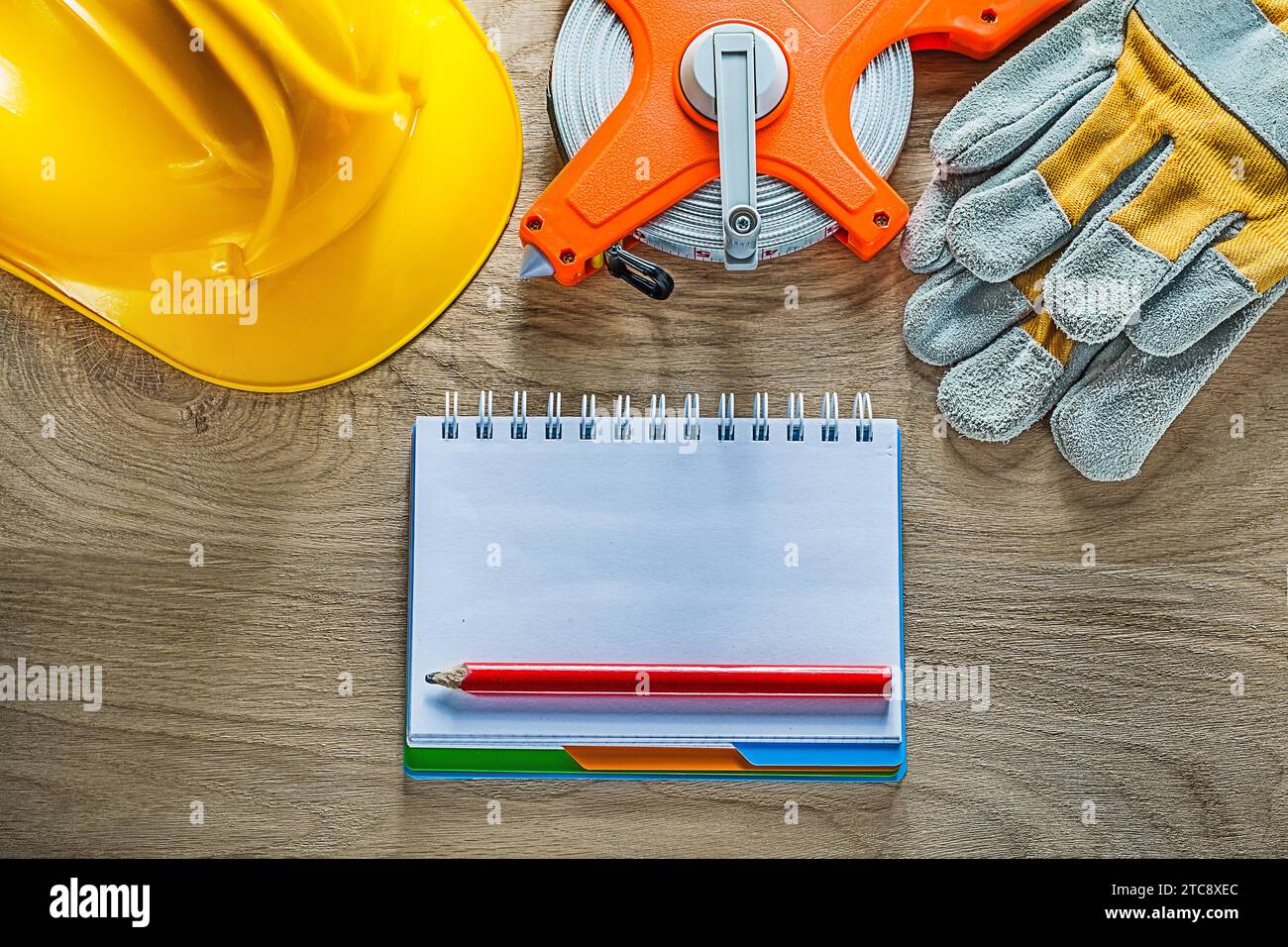 Safety check measuring tape hi-res stock photography and images - Alamy