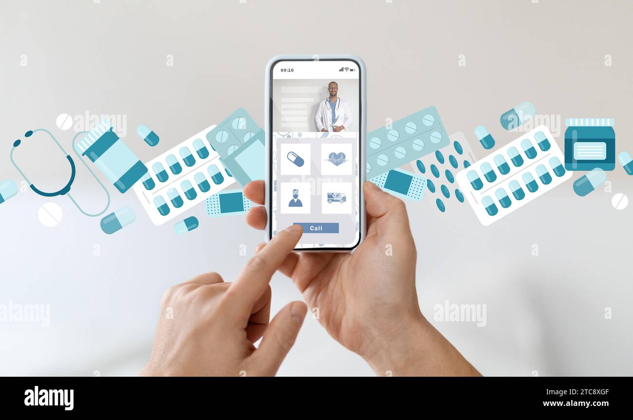 Patient access healthcare app hi-res stock photography and images - Alamy