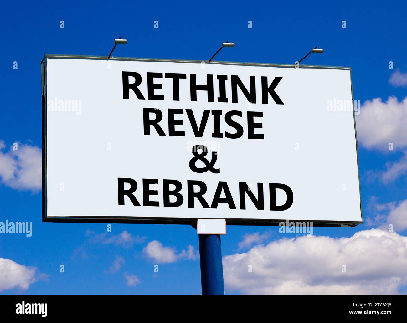 Rethink revise rebrand symbol. Concept word Rethink Revise and Rebrand ...