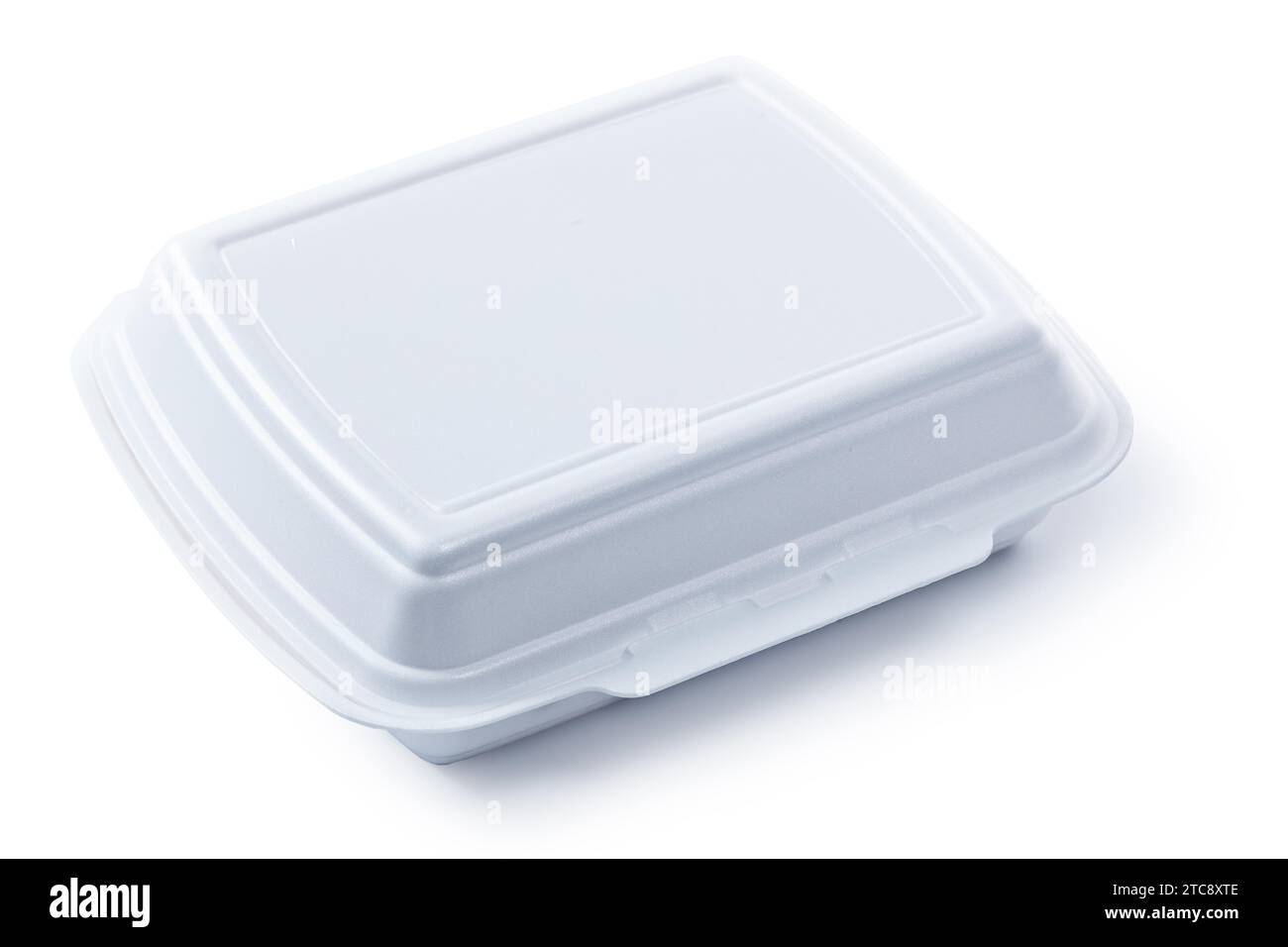 Polystyrene takeaway food box against a white background Stock Photo ...