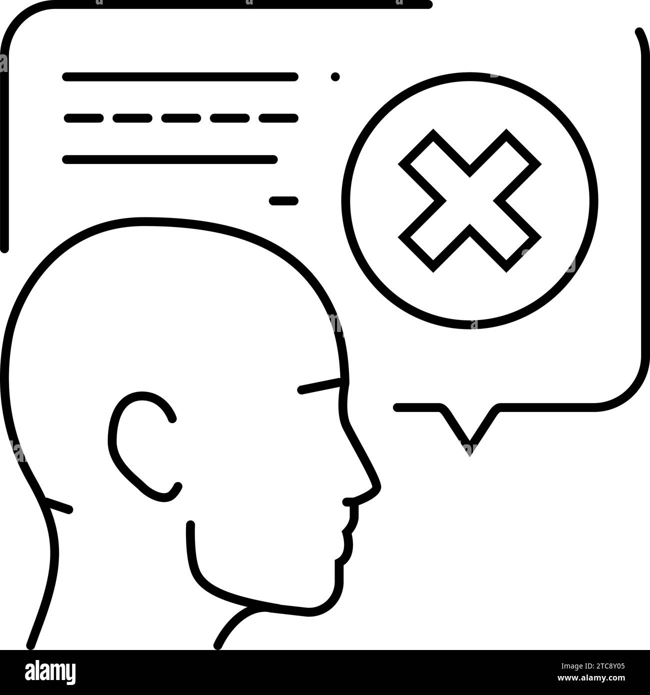 Wrong answer Black and White Stock Photos & Images - Alamy