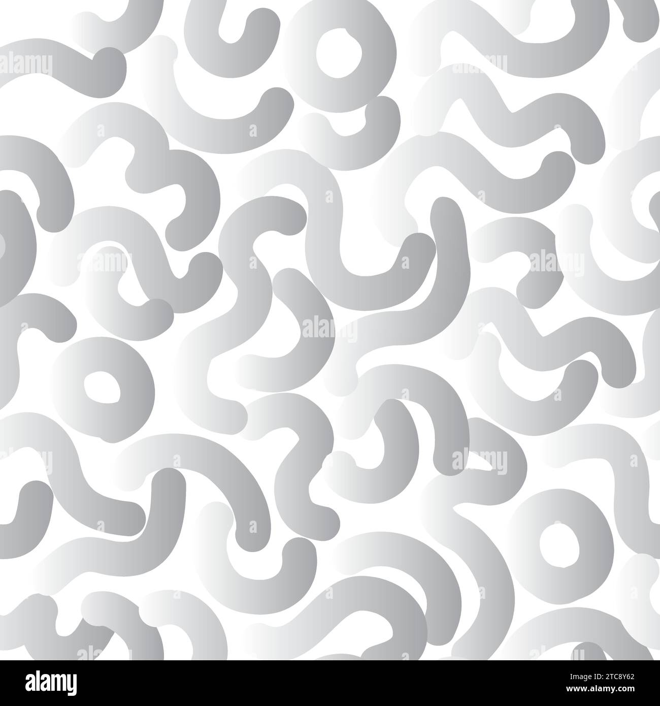 Minimalist bold curved line seamless pattern. Abstract trendy print ...