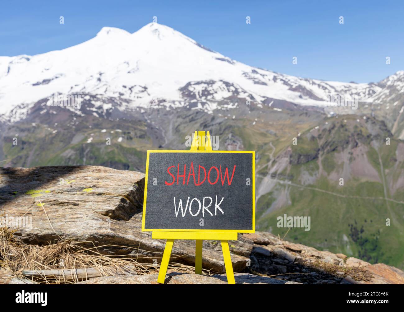 Shadow work psychology symbol. Concept words Shadow work on beautiful ...