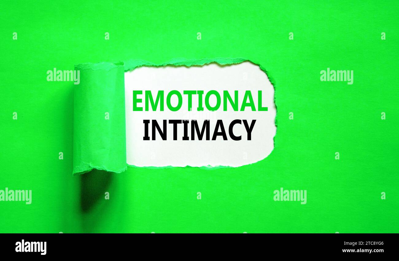 Emotional intimacy symbol. Concept words Emotional intimacy on ...