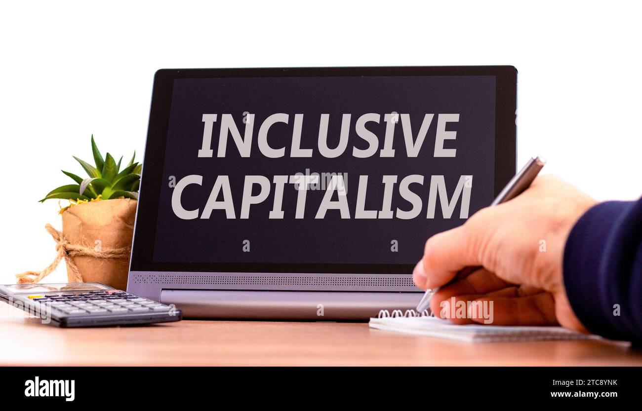 Inclusive capitalism symbol. Concept words Inclusive capitalism on ...