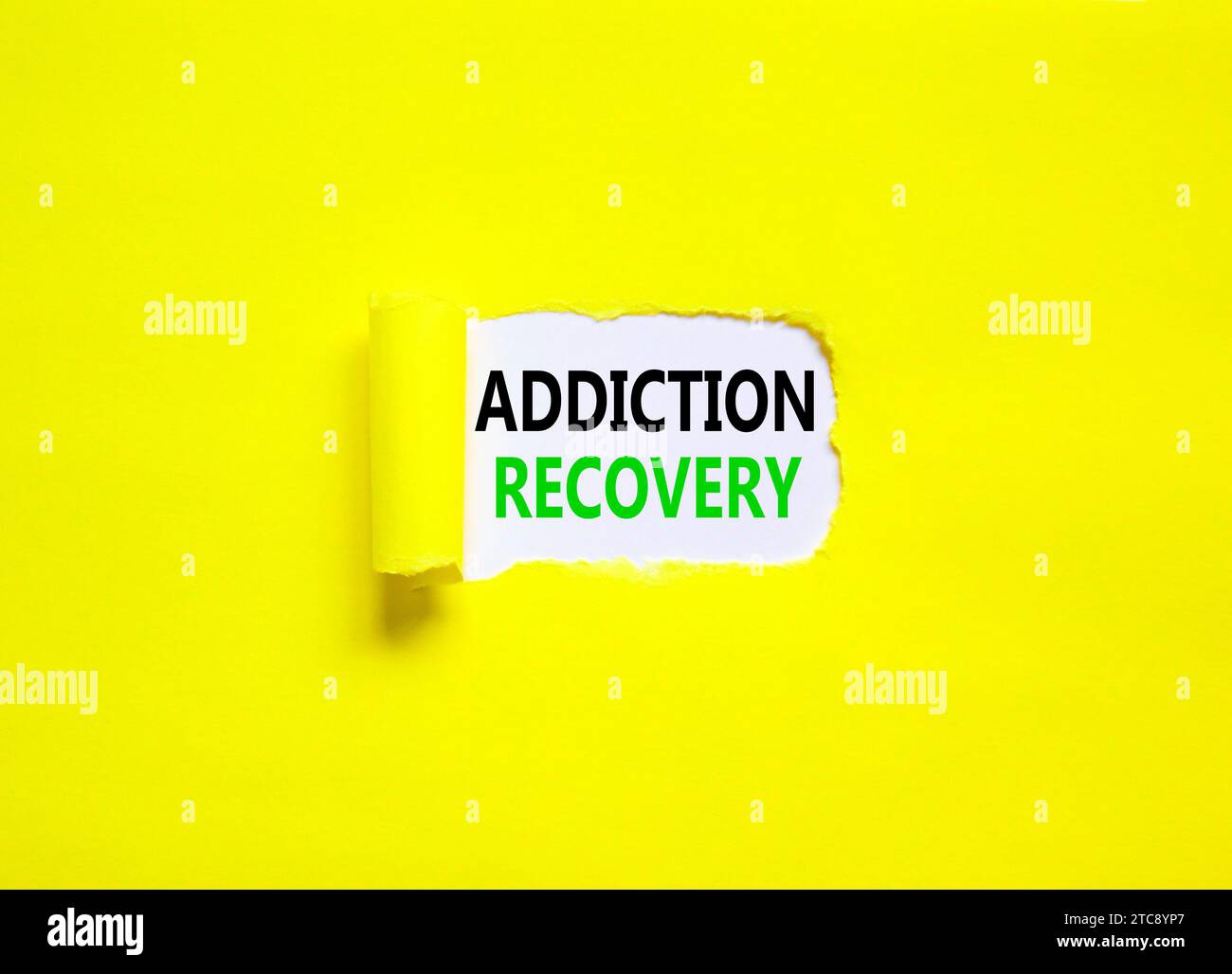 Addiction recovery symbol. Concept words Addiction recovery on ...