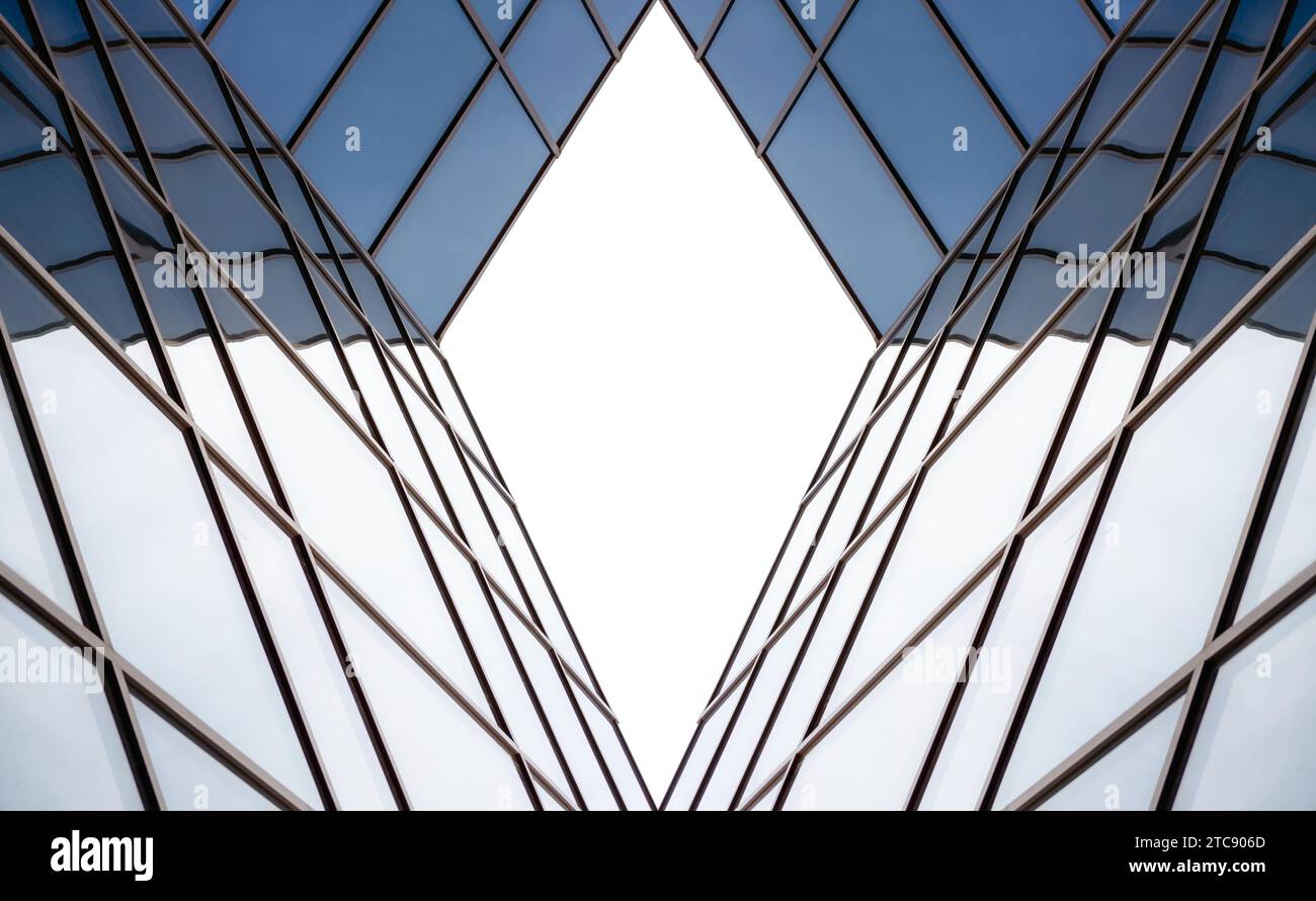 Distorted reflection in window hi-res stock photography and images - Alamy