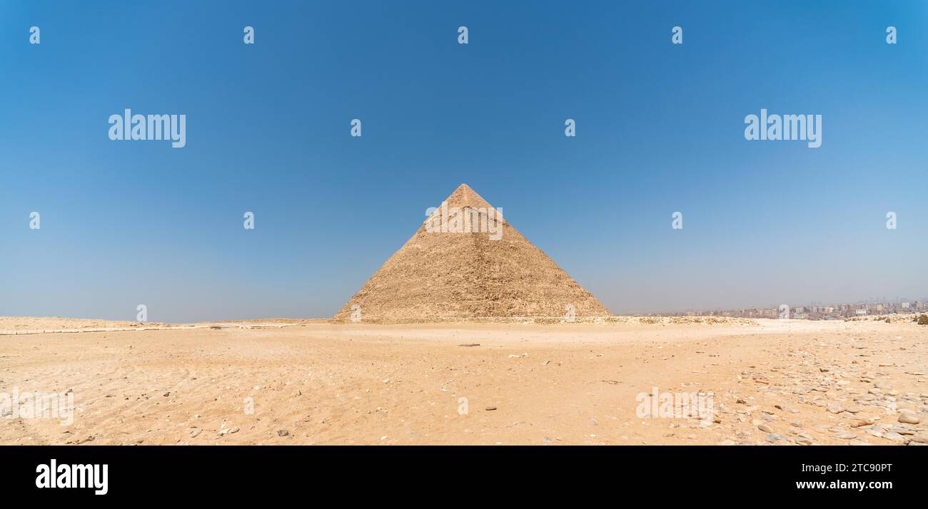 Ancient pyramid in the desert in luxor egypt Stock Photo - Alamy