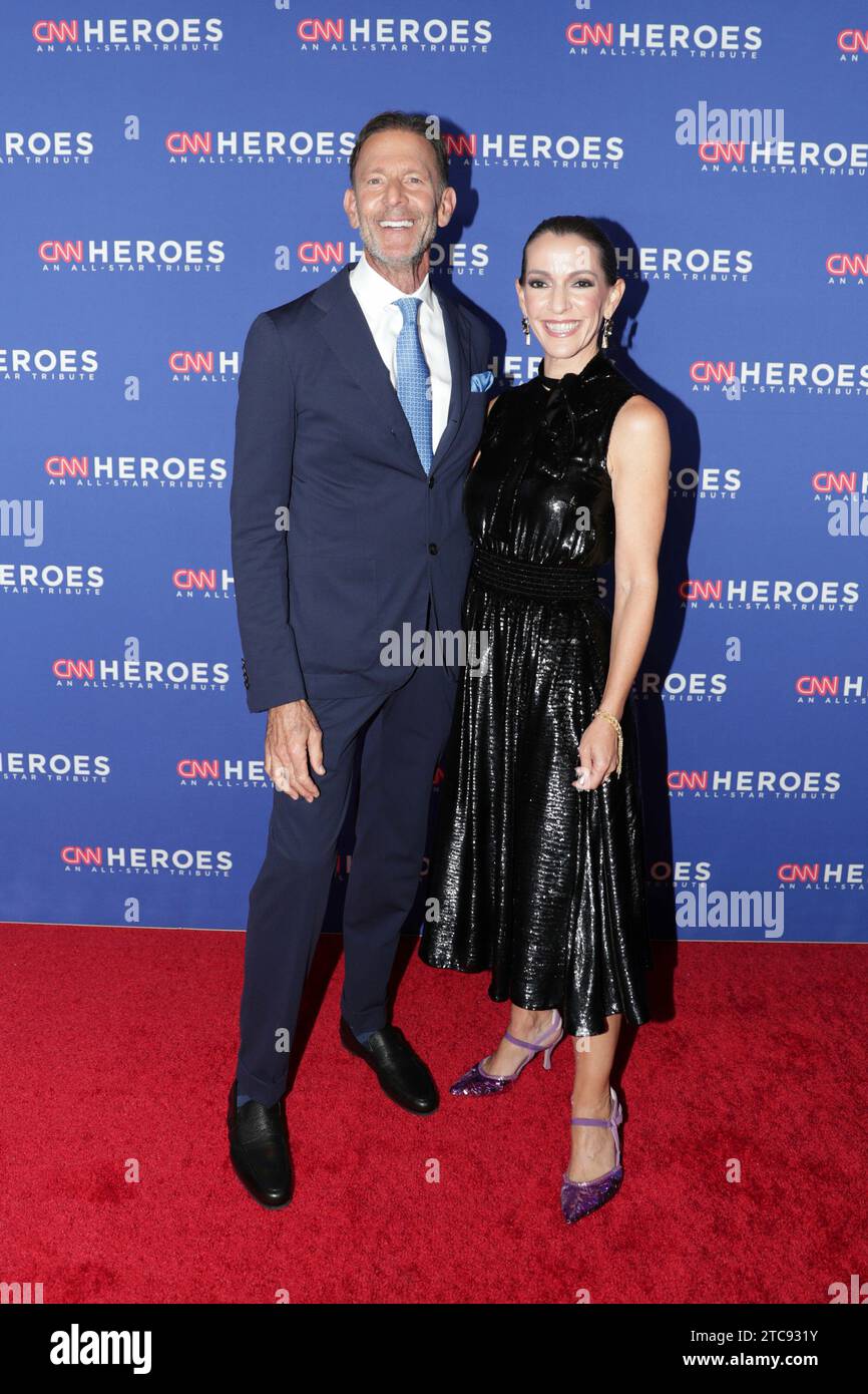 New York, USA, December 10, 2023 - Carolina Garcia Jayaram and Joe ...
