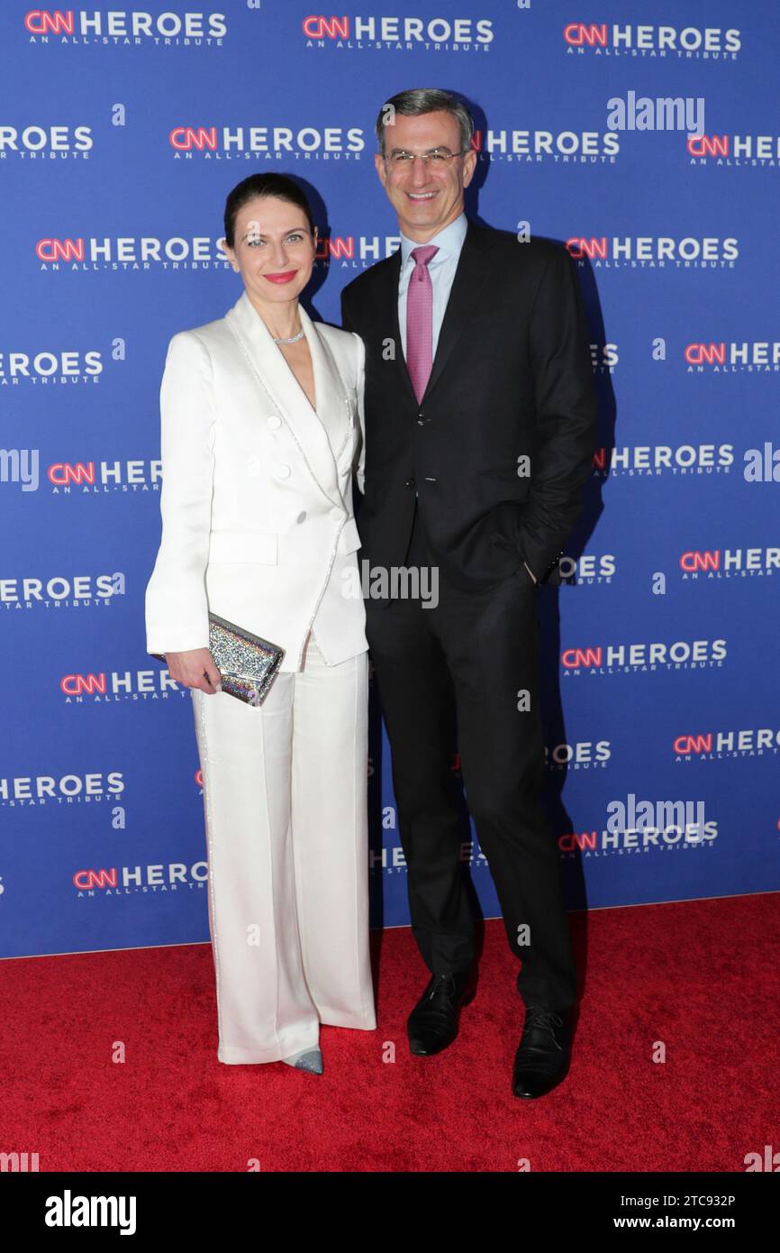 New York, USA, December 10, 2023 - Bianna Golodryga and Peter Orszag ...