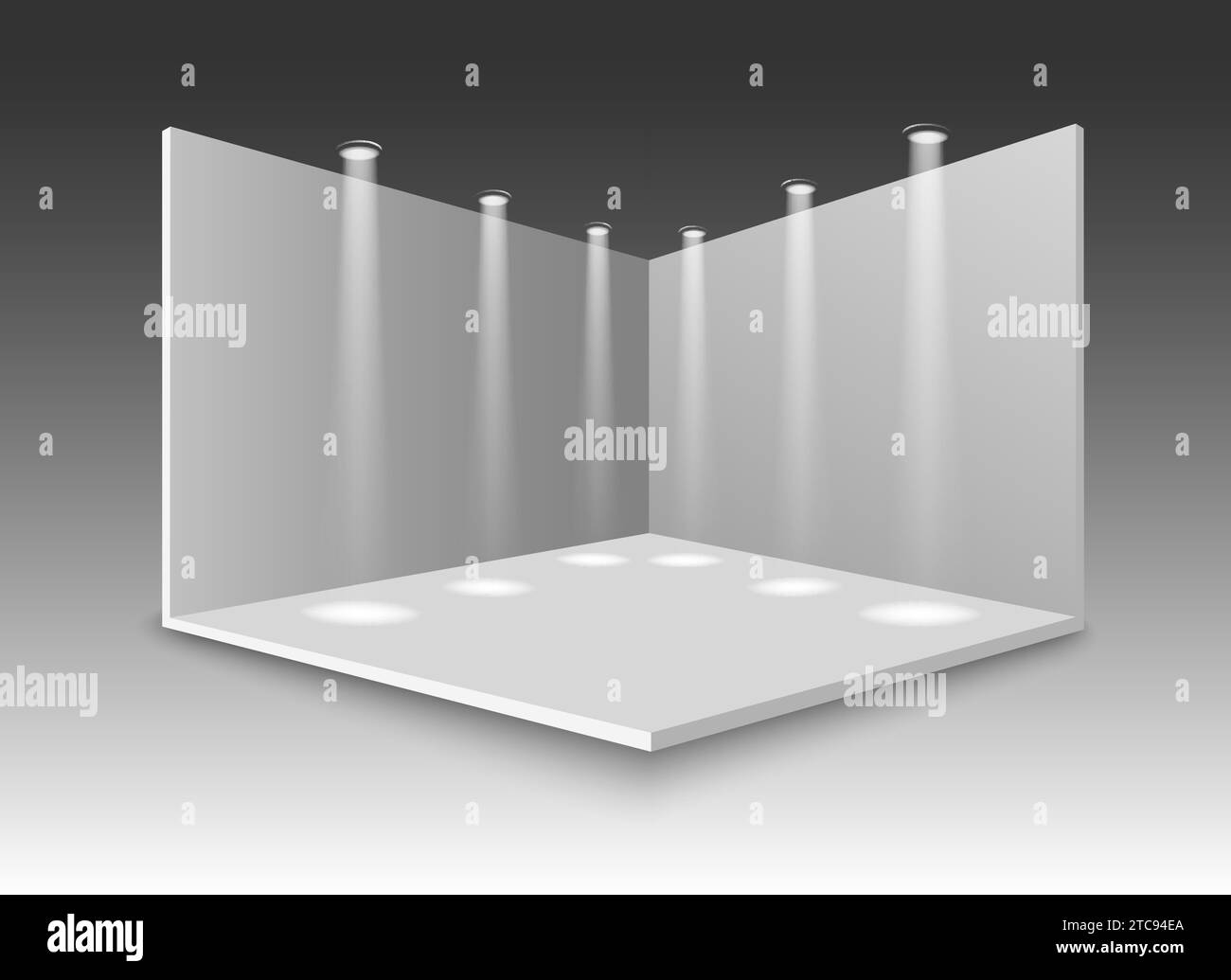 Trade exhibition stand wall Stock Vector Images - Alamy