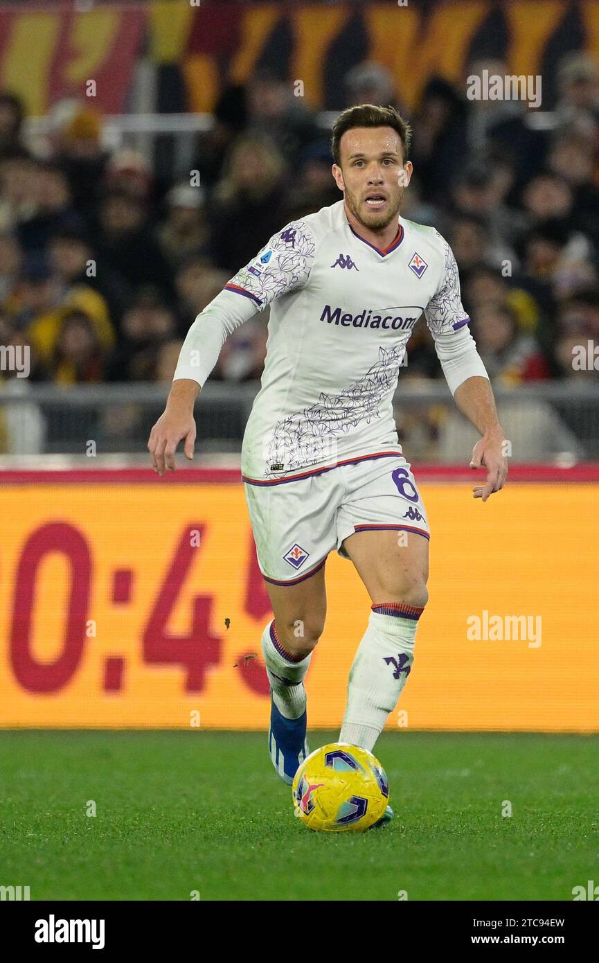 Rome, Italy. 10th Dec, 2023. Arthur (ACF Fiorentina) during the Italian ...