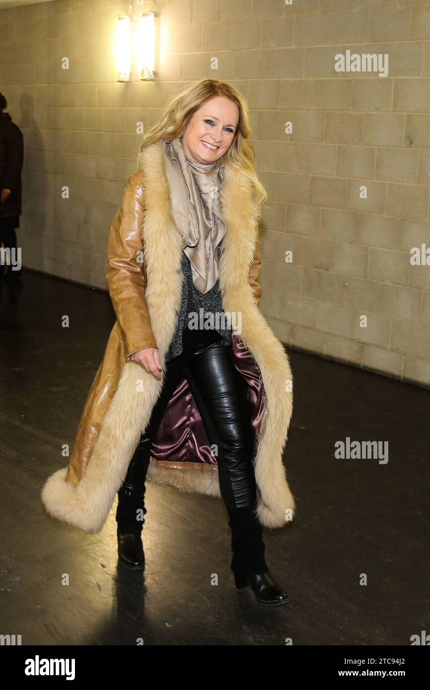 Saengerin Nicole buergerl., Nicole Seibert, GER kommt zur Aftershow ...