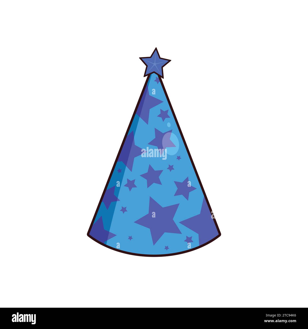 Party cone hat Stock Vector Images - Alamy