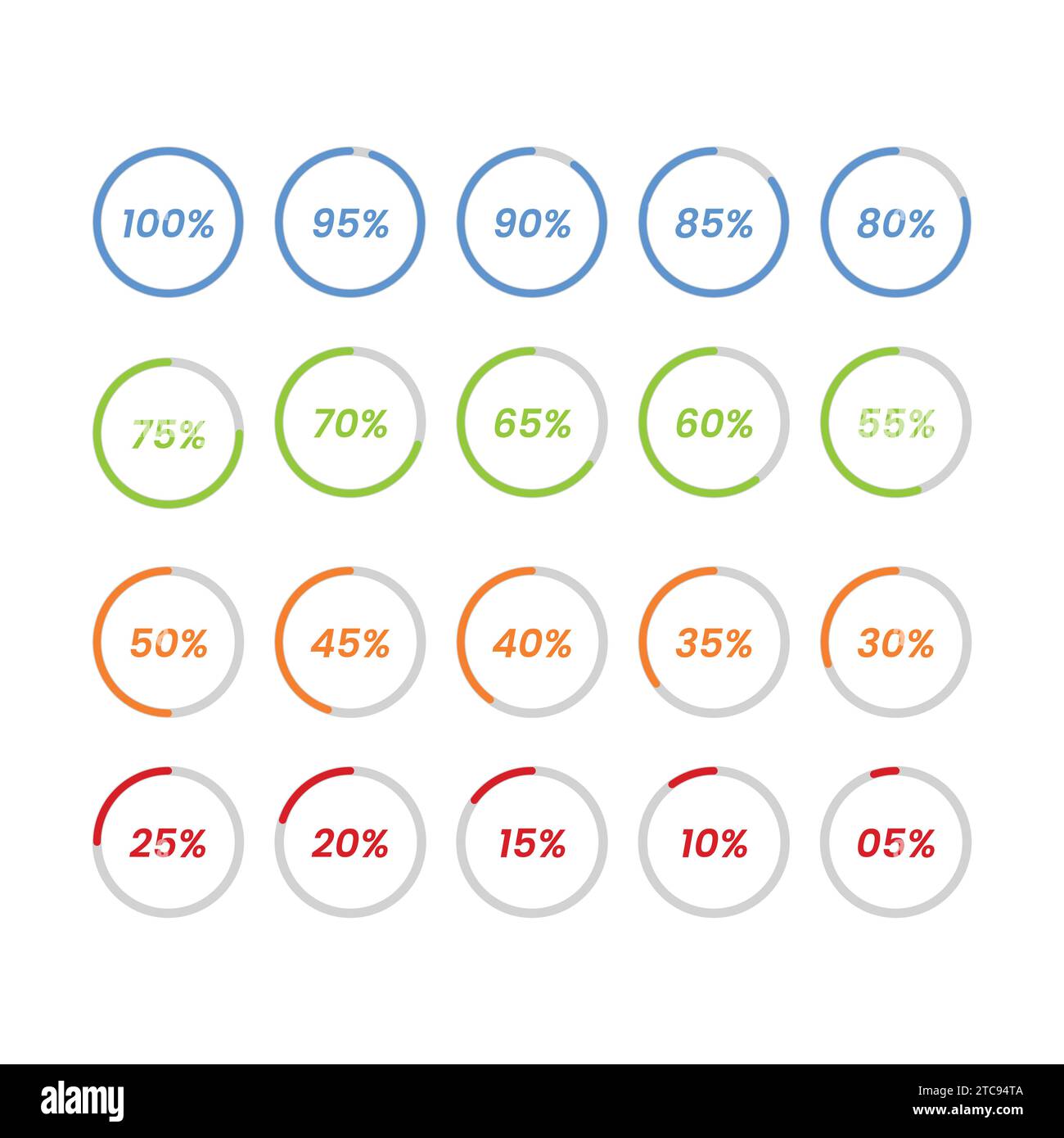 Infographic details percentage vector Icon Pack Illustration Stock Vector Image & Art - Alamy
