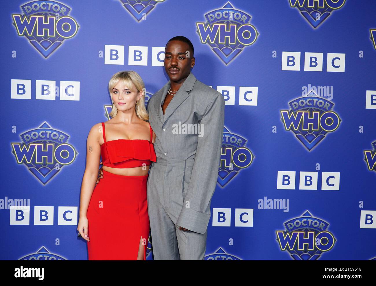 Ncuti Gatwa and Millie Gibson arrive for the premiere of Doctor Who at the BFI Southbank in ...