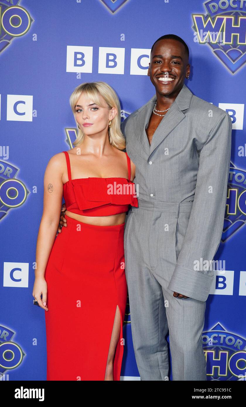 Ncuti Gatwa and Millie Gibson arrive for the premiere of Doctor Who at the BFI Southbank in ...