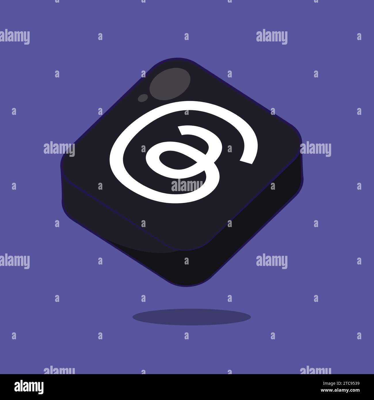 Threads Instagram new Social Media App Website Icons Vector Website ...