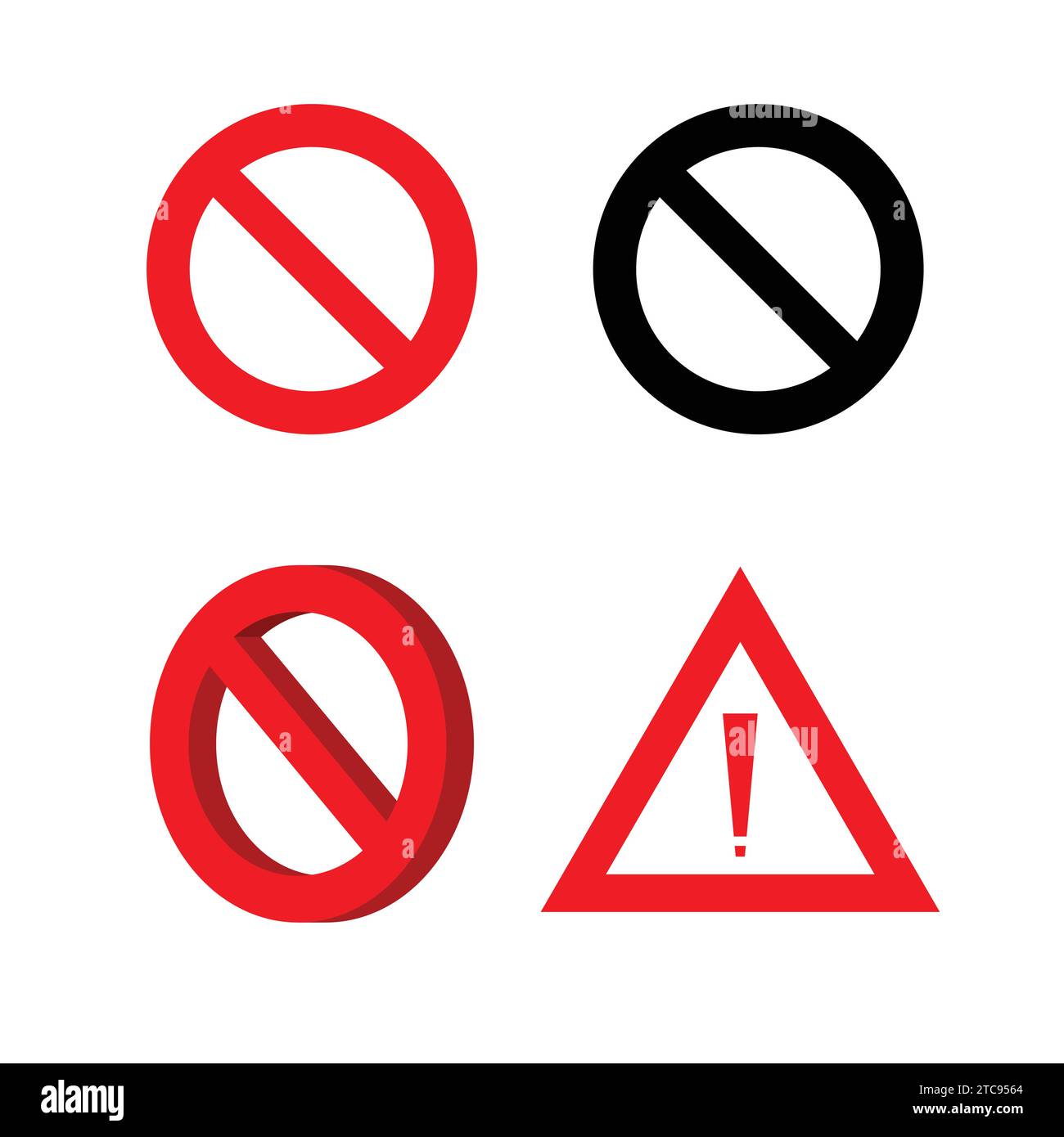 Ban Symbol Vector Icon Illustration Ban Stop mark sign Illustration ...