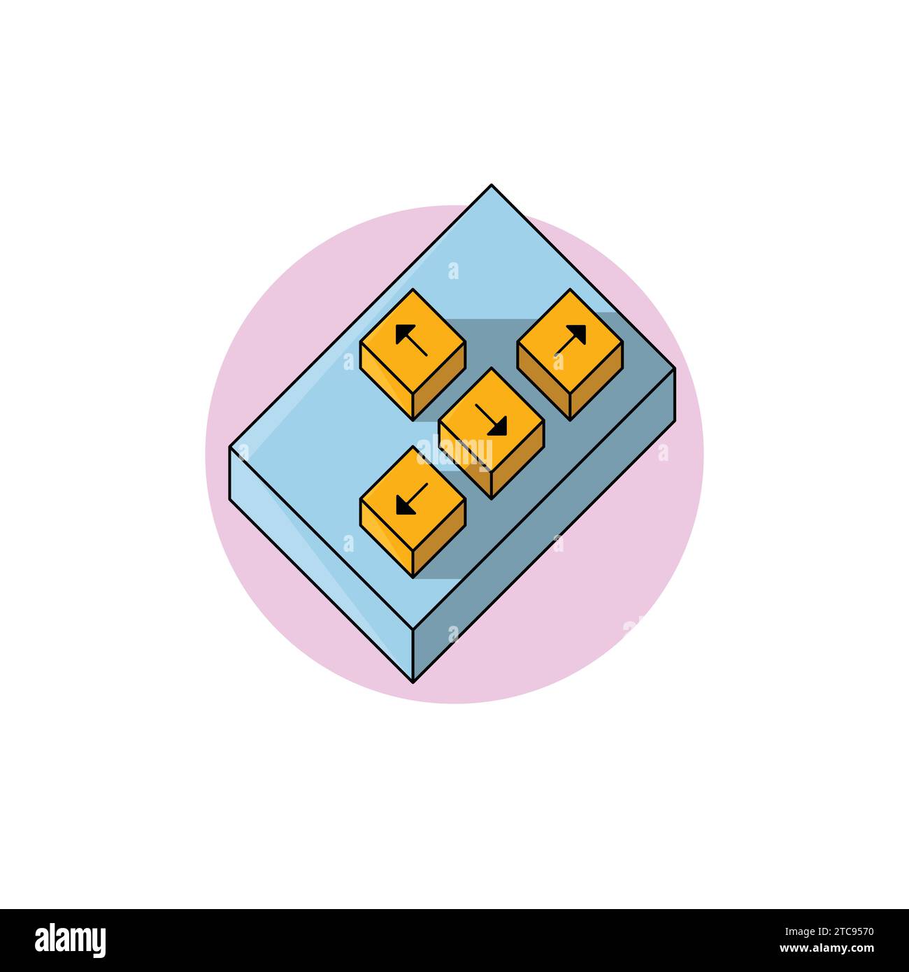Keyboard Arrow Keys Illustration Vector Icon Stock Vector Image And Art Alamy