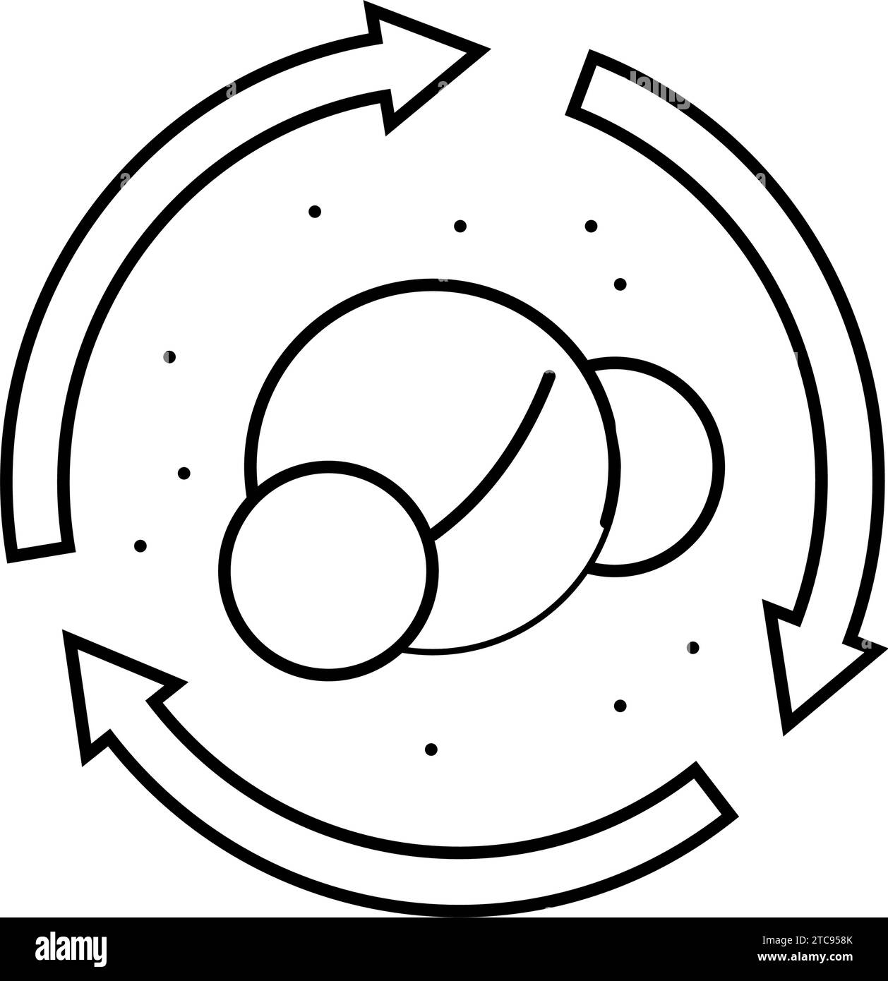 metabolism biochemistry line icon vector illustration Stock Vector ...