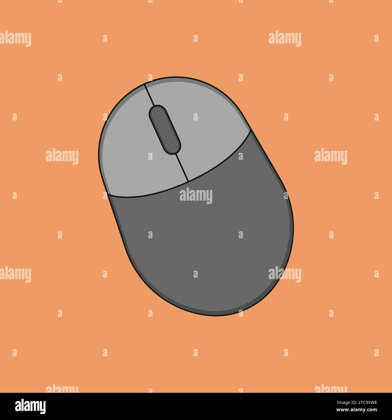 Flat Computer Mouse icon Vector Illustration Icon Stock Vector Image & Art - Alamy