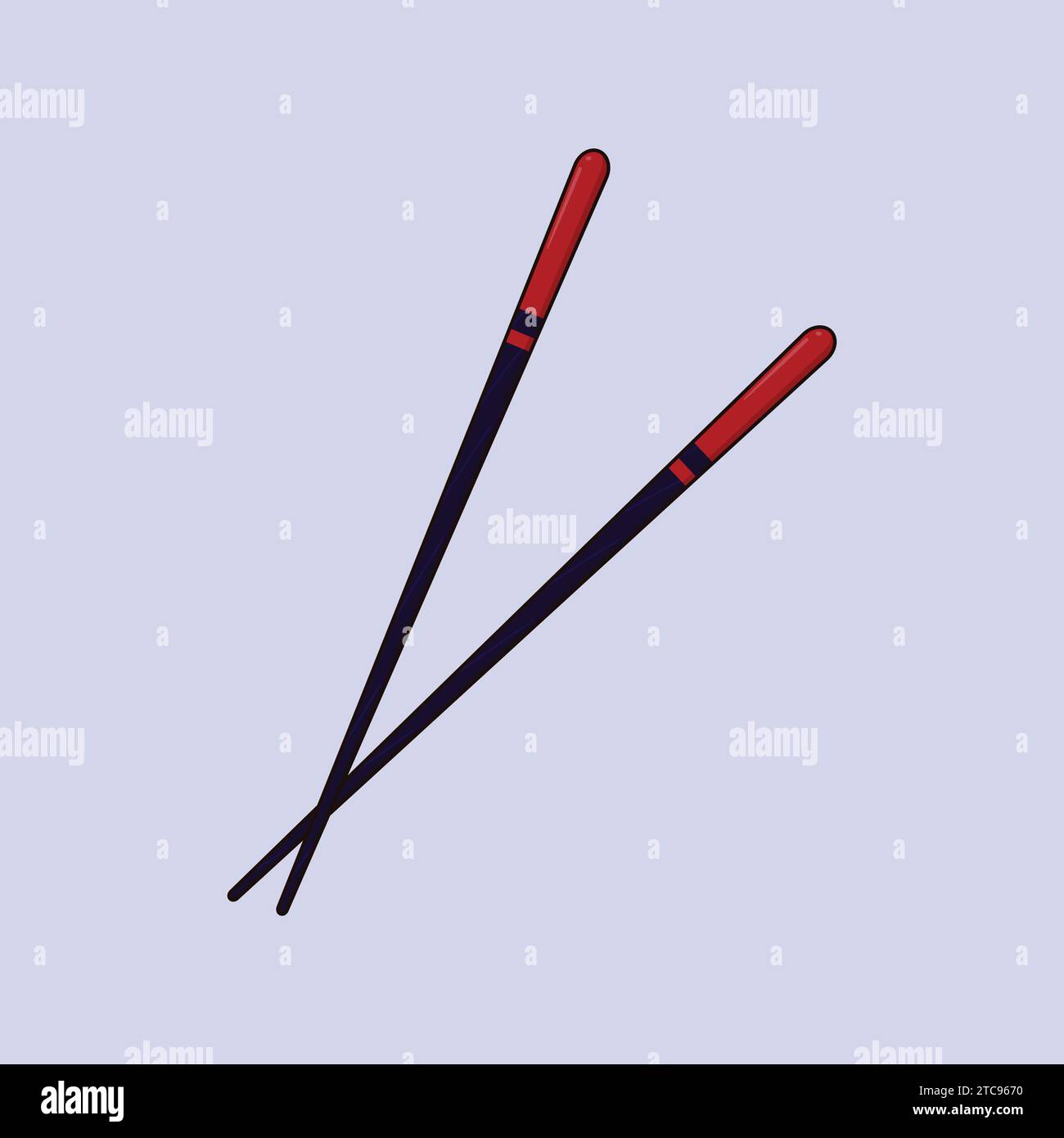 Chopstick and noodle Stock Vector Images - Alamy
