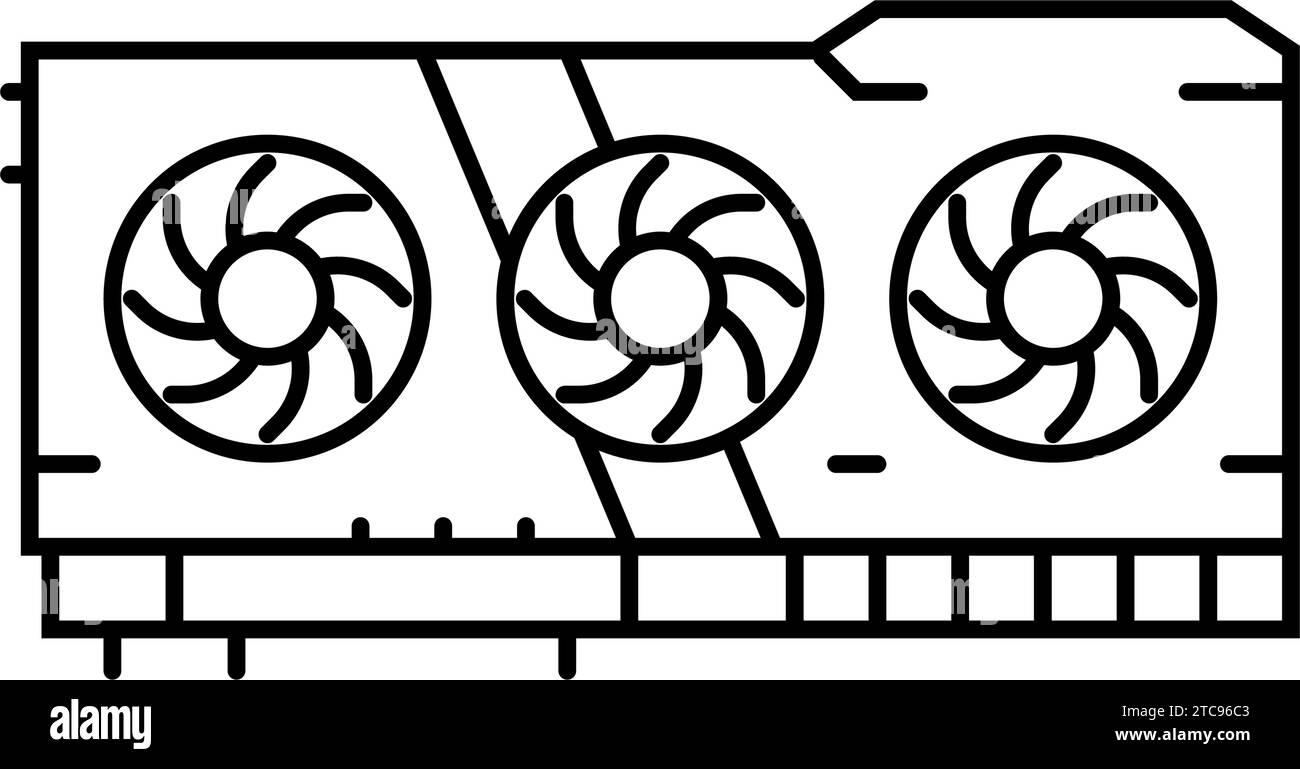 Gaming graphics card Black and White Stock Photos & Images - Alamy