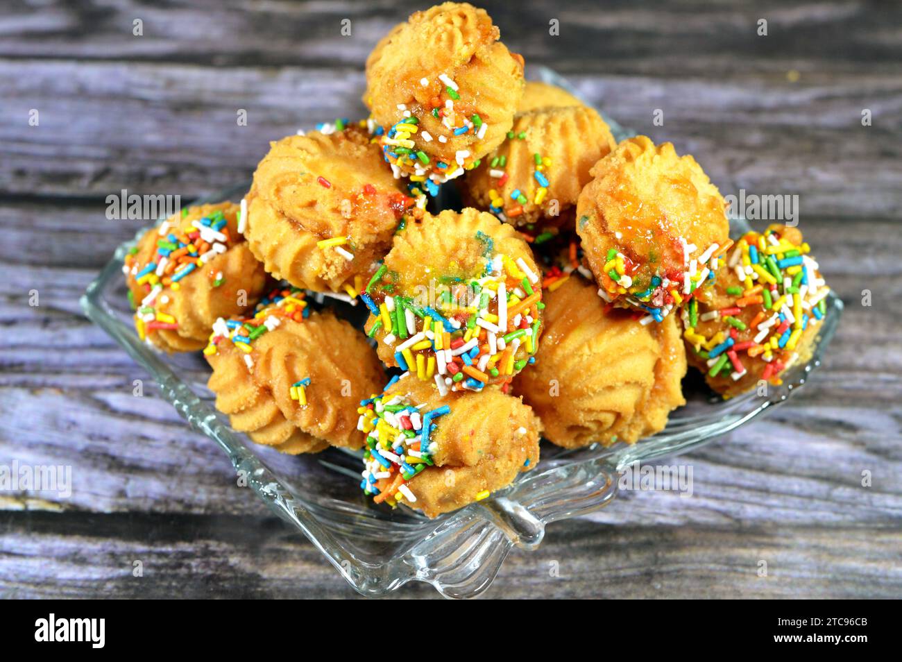 Traditional Arabic cookies for celebration of Islamic holidays of El ...