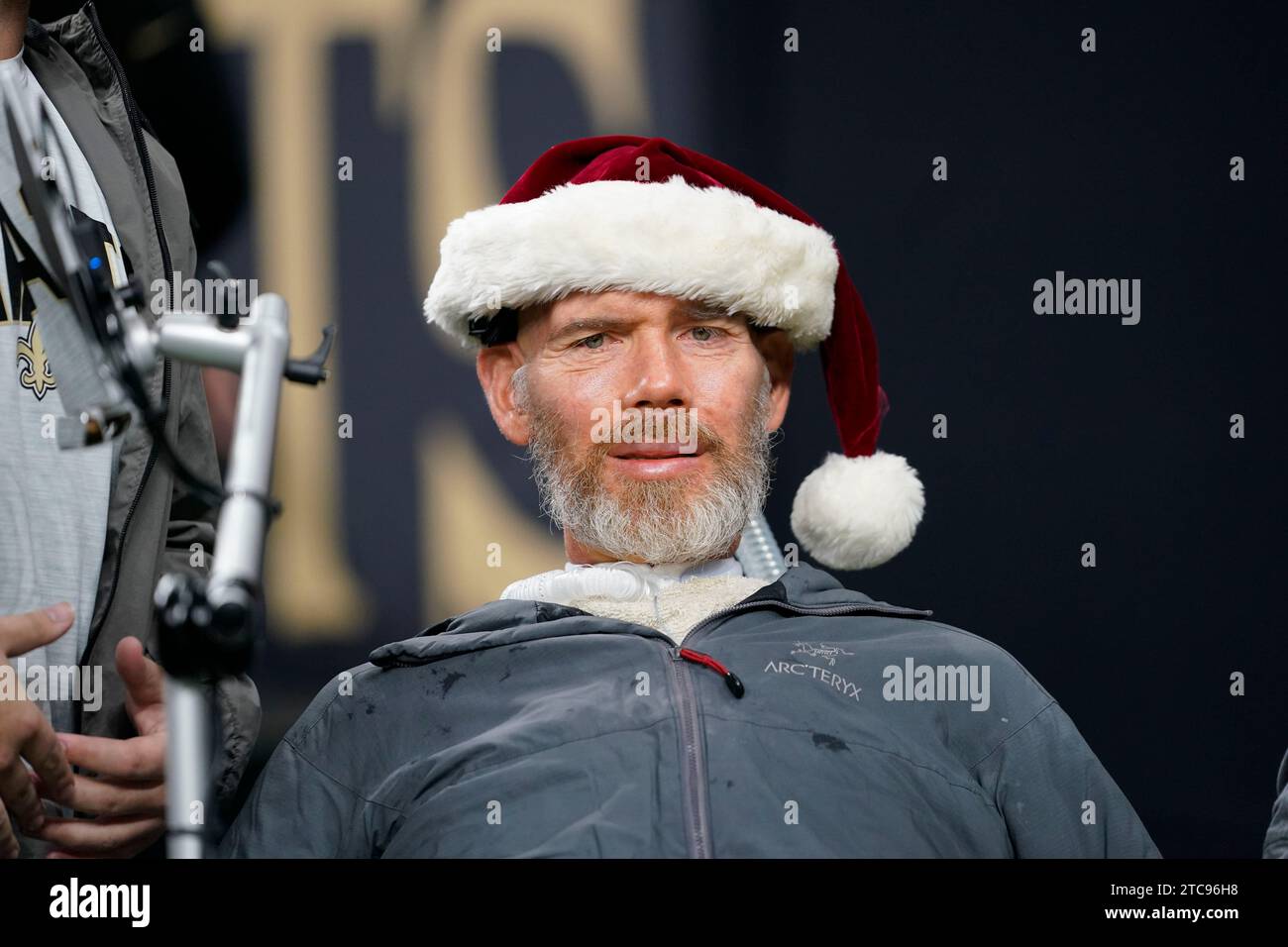 Former New Orleans Saints player Steve Gleason, who suffers from ...