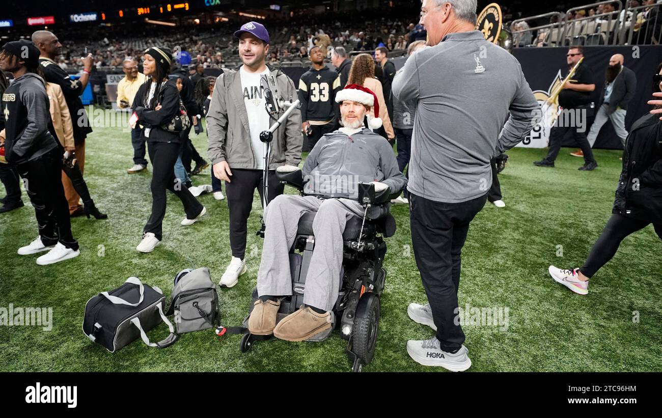 Former New Orleans Saints player Steve Gleason, who suffers from ...