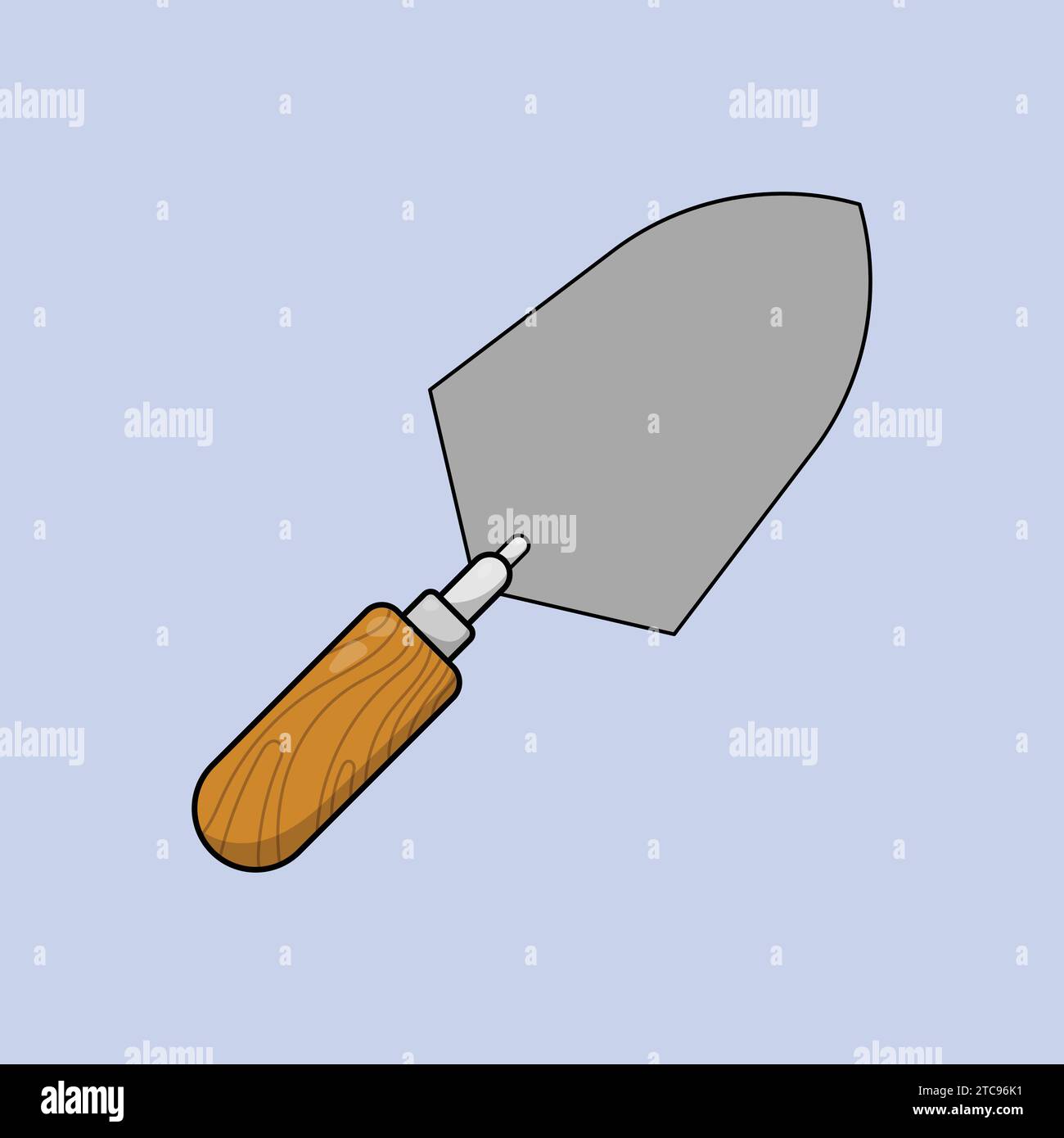 Trowel Tool Illustration Vector Construction Trowel Tool Icon Stock ...