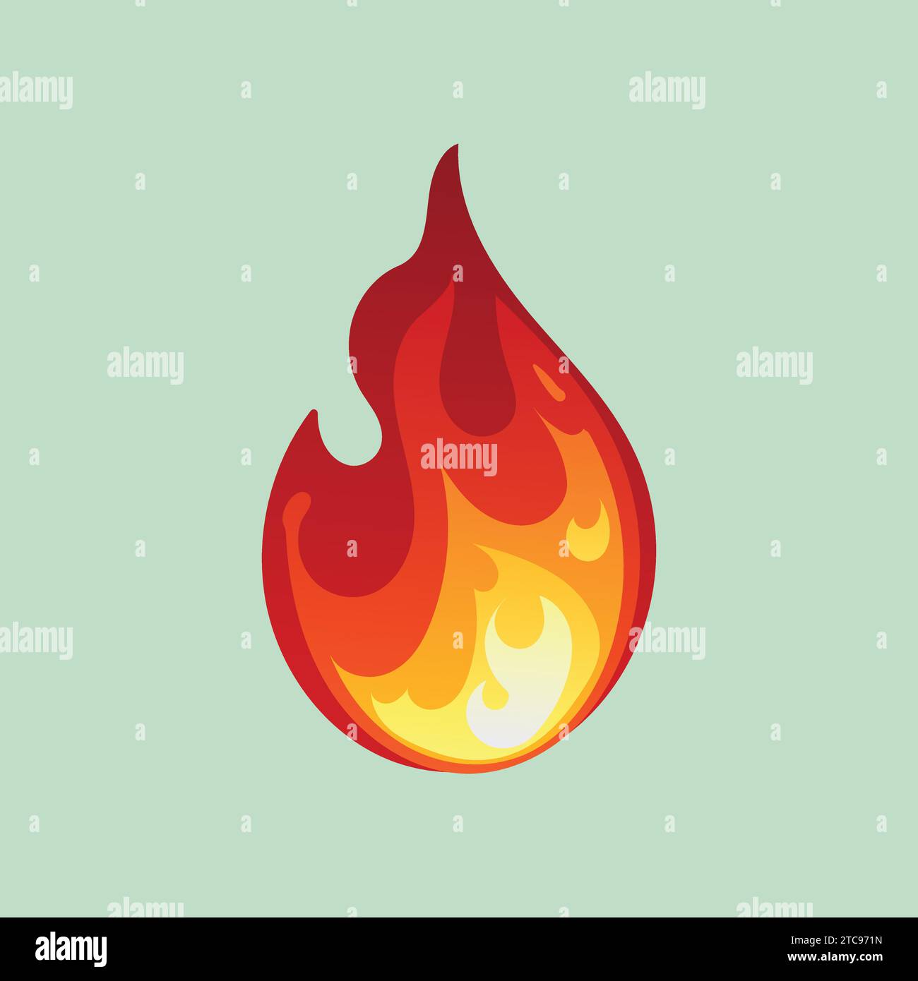 Campfire cartoon icon campfire icon hi-res stock photography and images ...