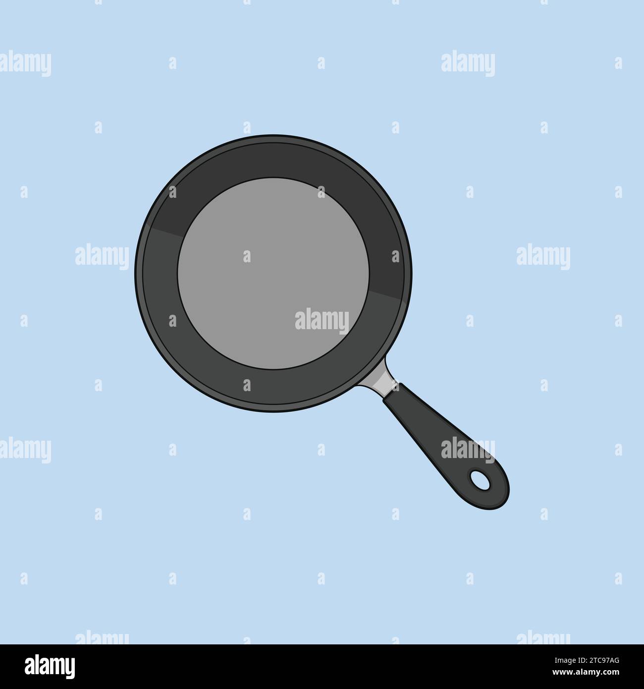 Frying Pan Vector Illusrtation Icon Kitchen frying pan icon Stock ...