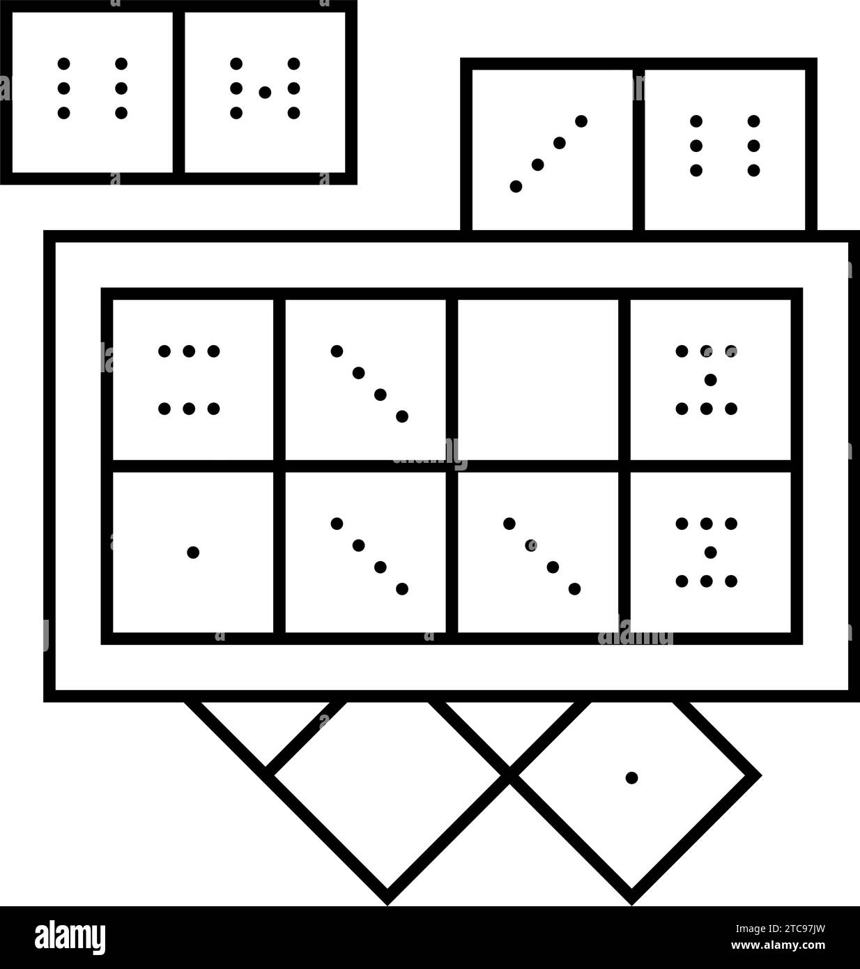 Board game dominoes Black and White Stock Photos & Images - Alamy