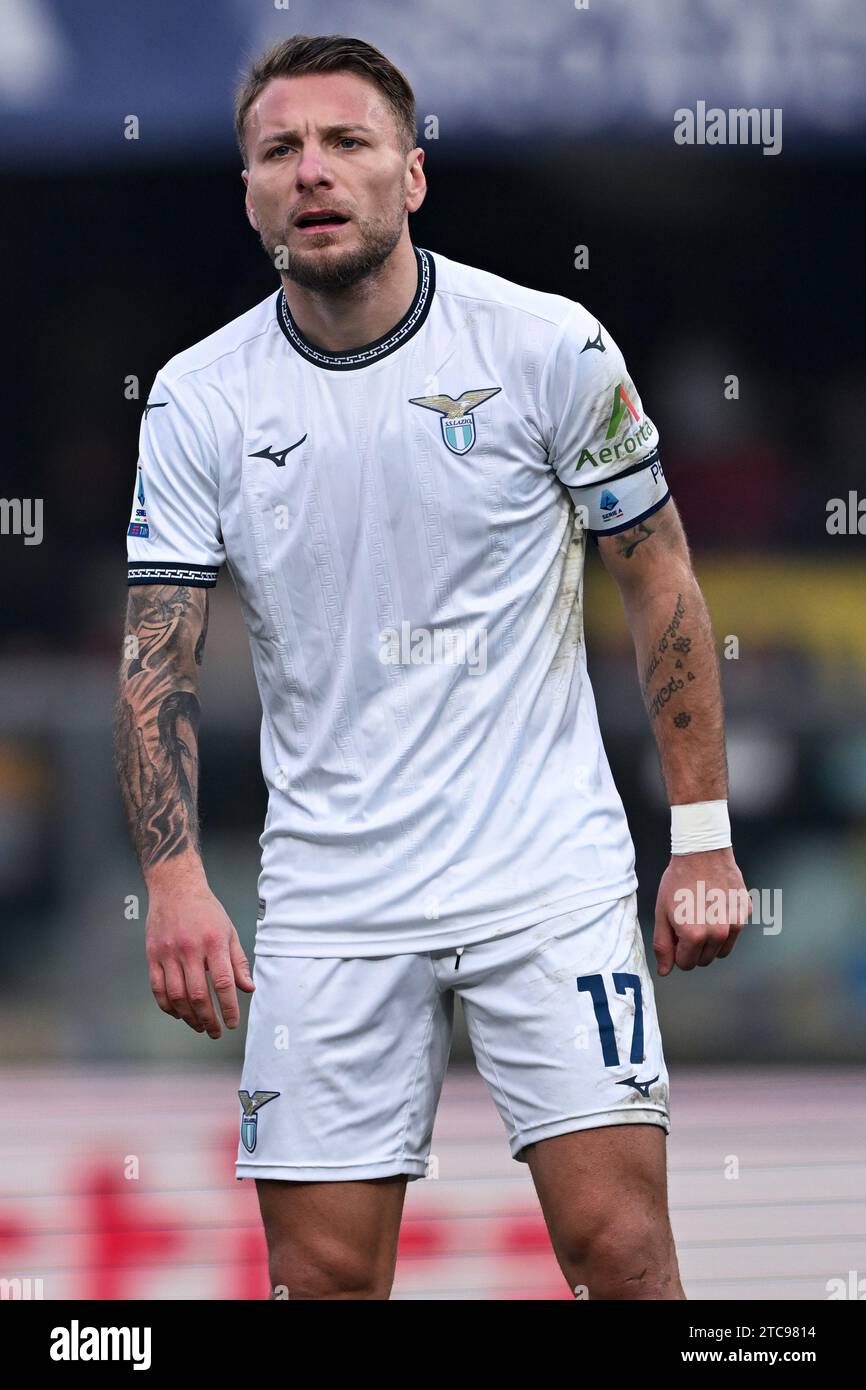 verona, Italy, 09.12.23: Ciro Immobile (17 SS Lazio) during the Serie A game between Hellas ...