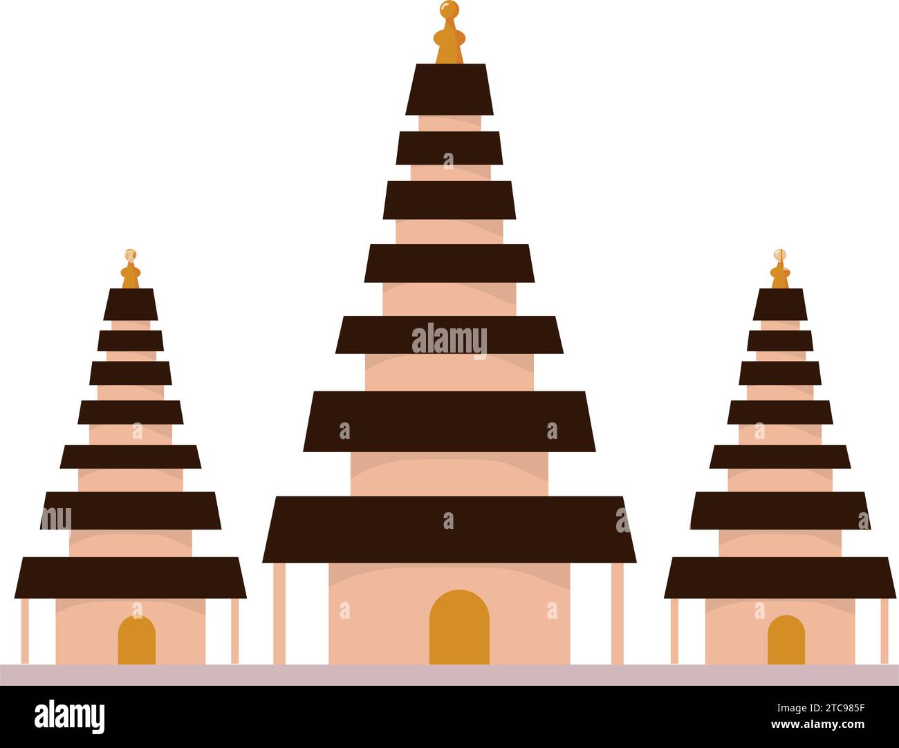 ulum danu indonesia temples Stock Vector Image & Art - Alamy