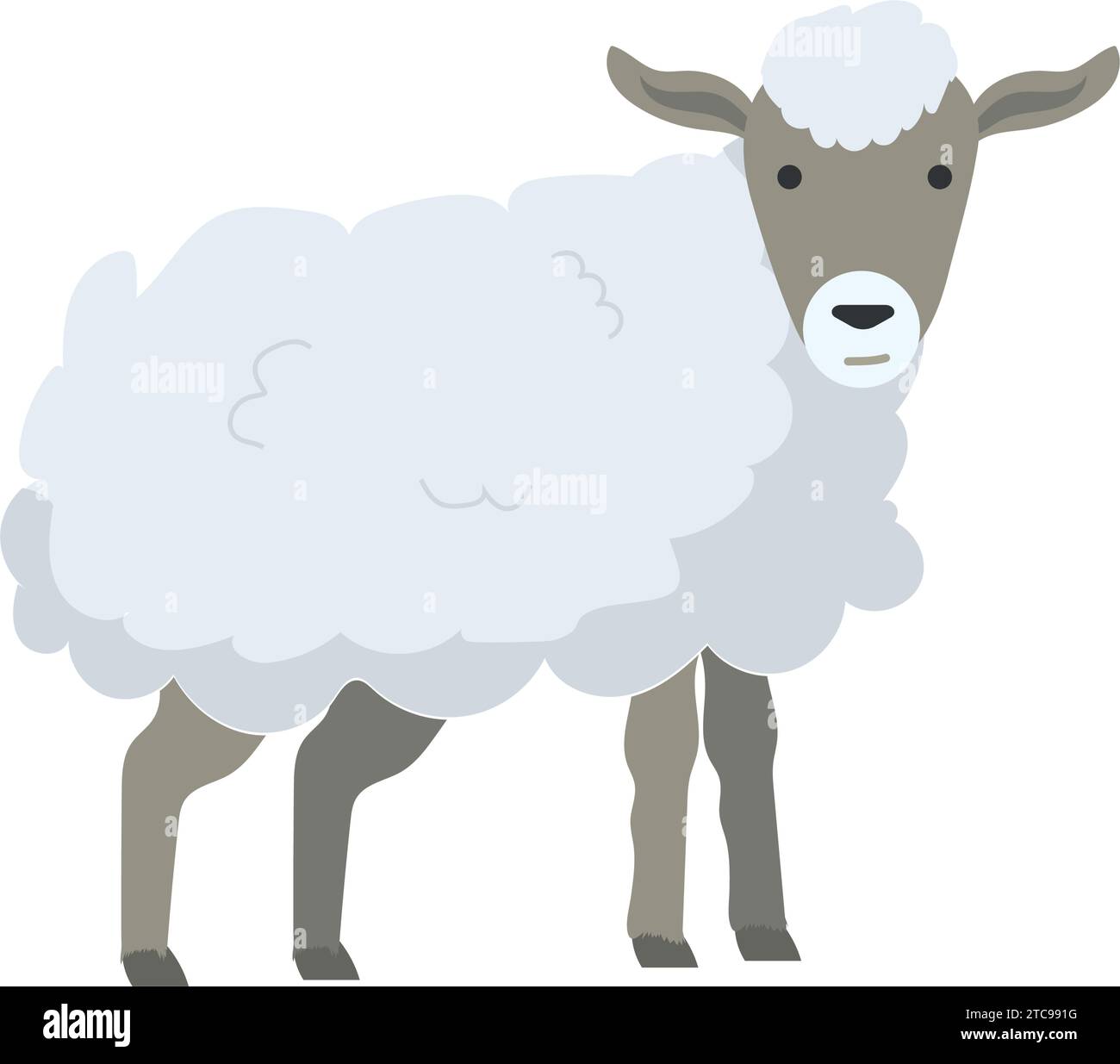 cute sheep illustration Stock Vector Image & Art - Alamy