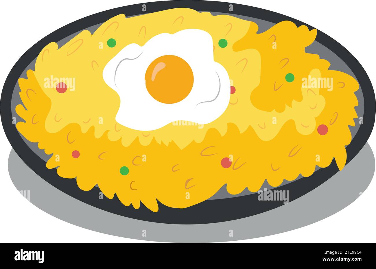 nasi goreng indonesia food Stock Vector Image & Art - Alamy