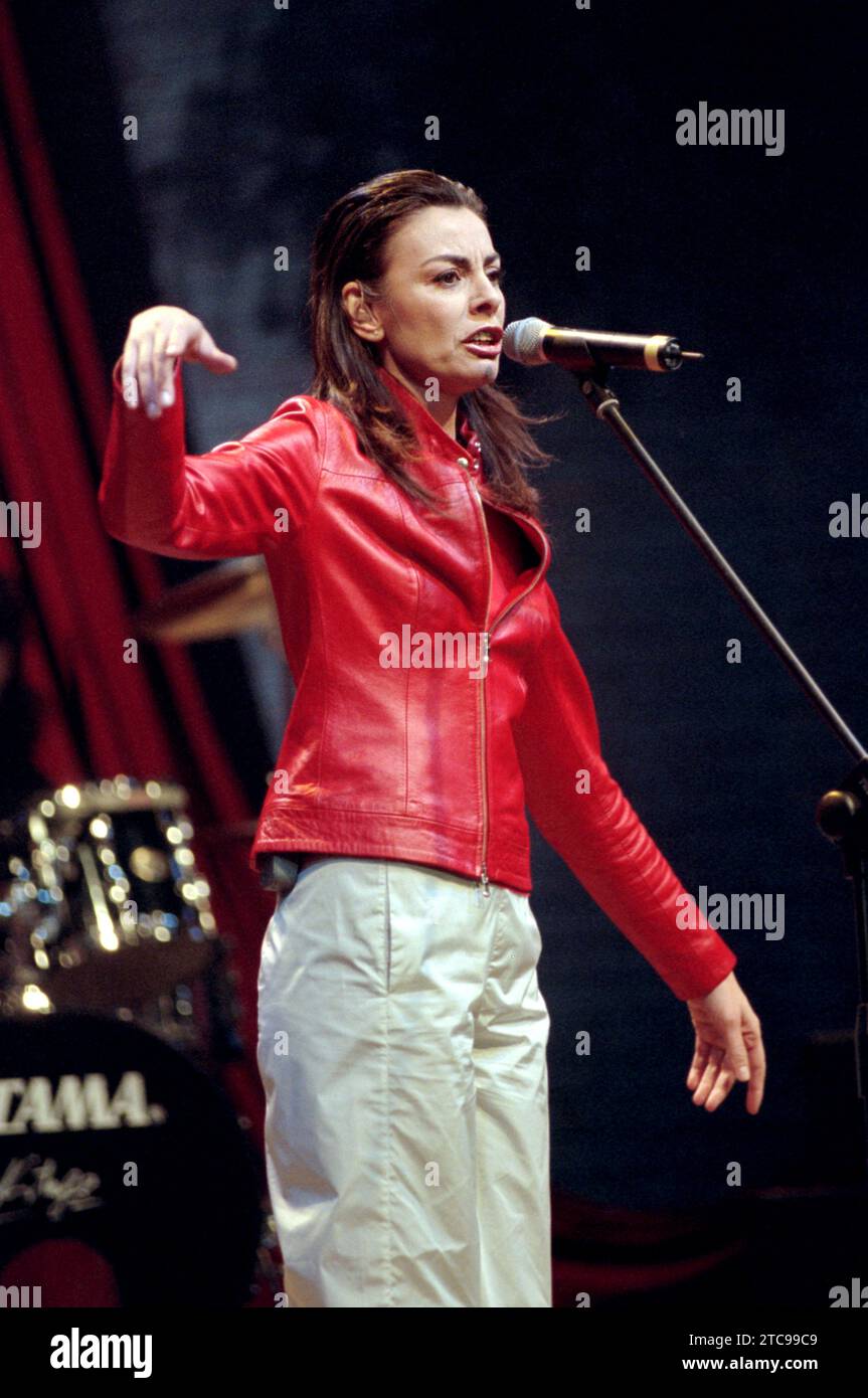Milan Italy 2000-03-27 : Alice, Italian singer, during live concert at ...