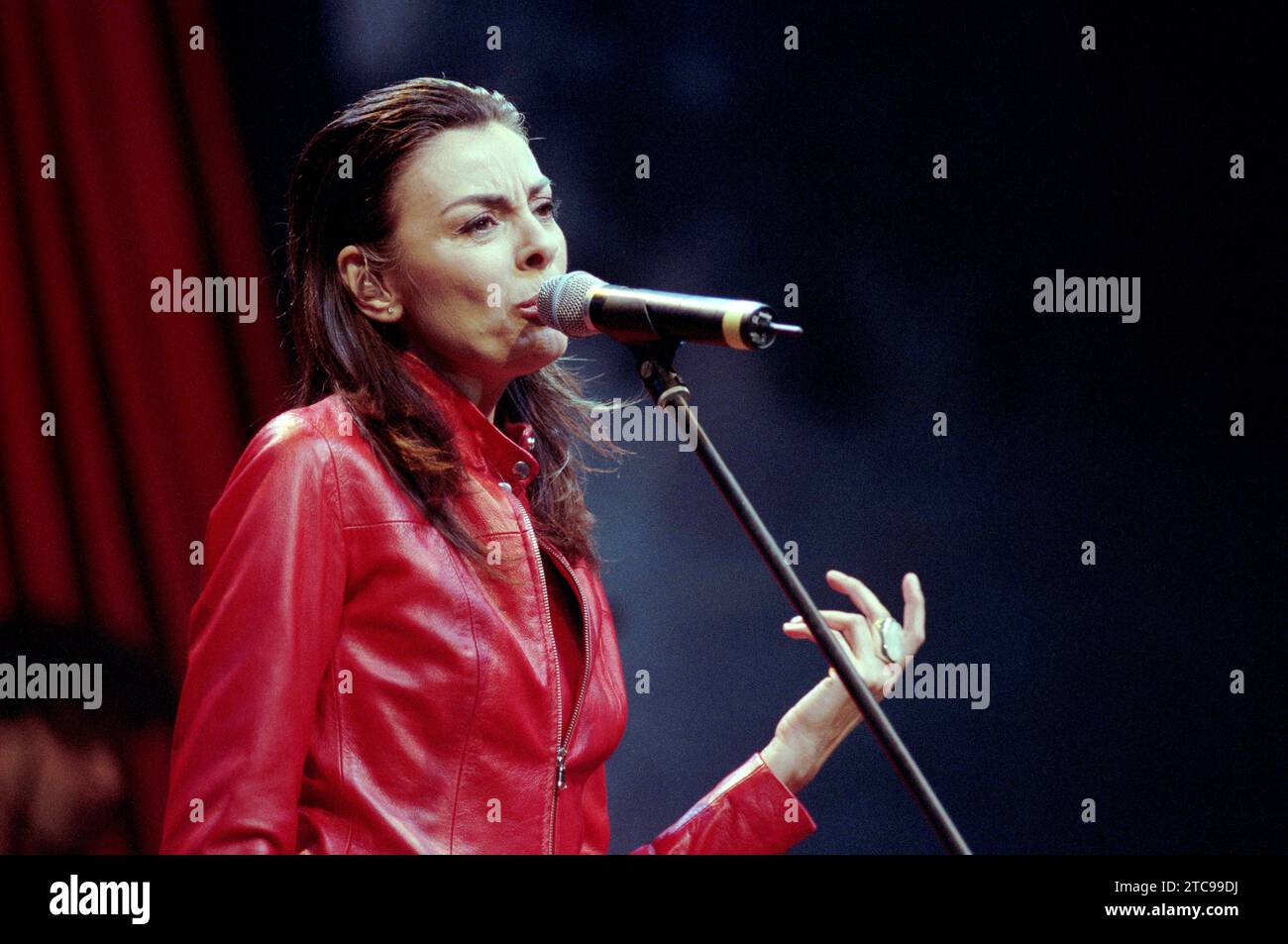 Milan Italy 2000-03-27 : Alice, Italian singer, during live concert at ...