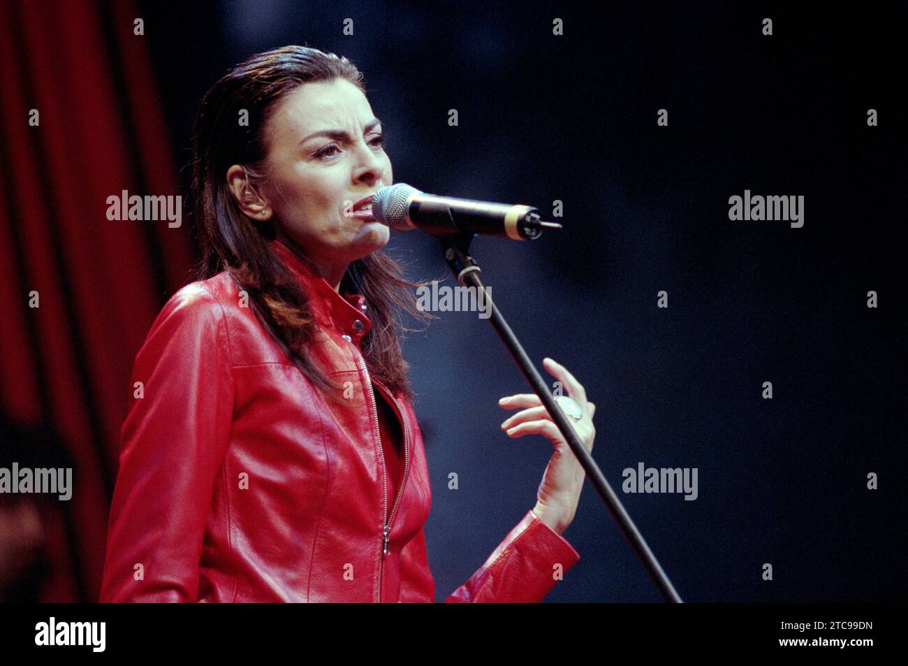 Milan Italy 2000-03-27 : Alice, Italian singer, during live concert at ...